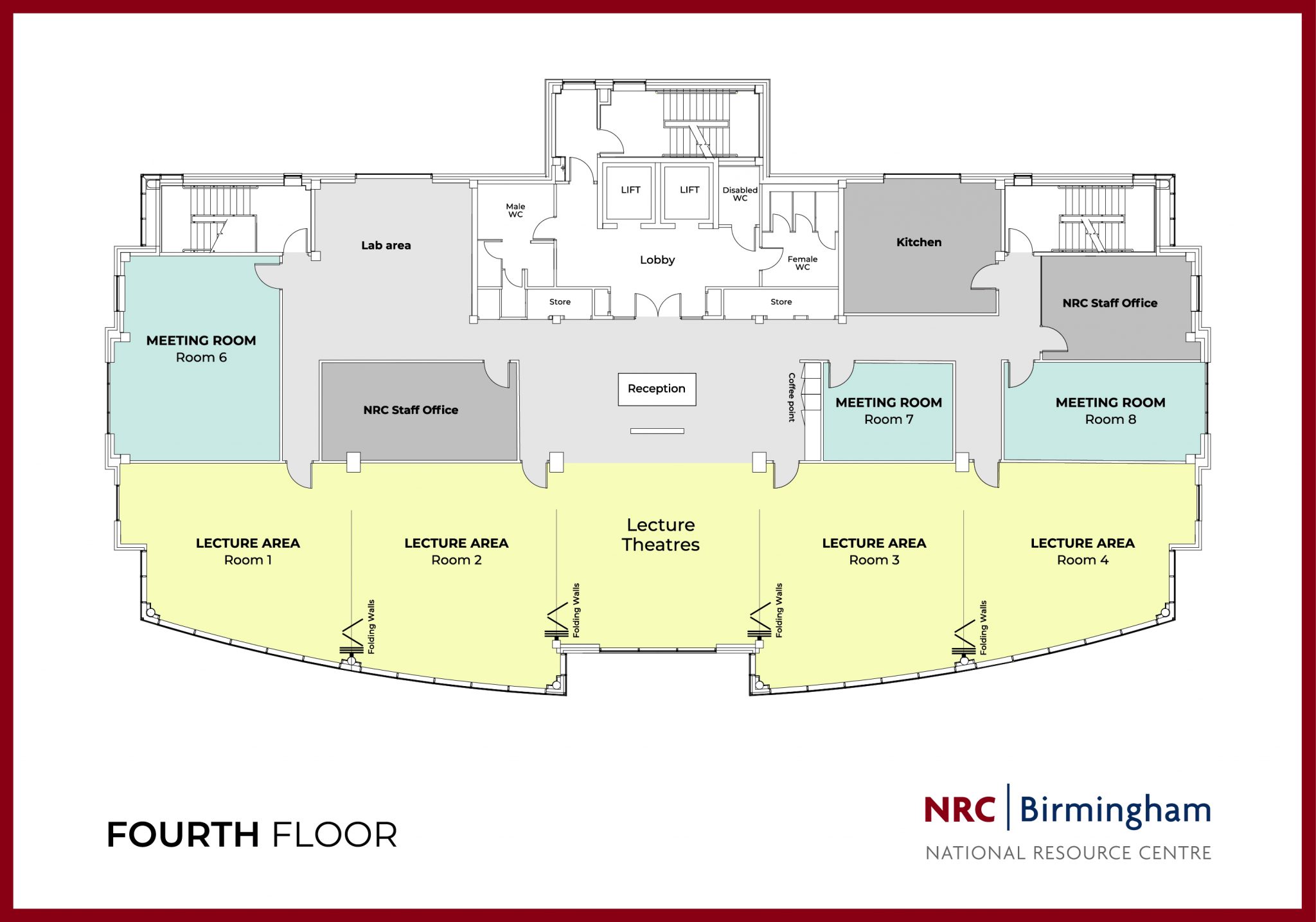 Floorplans NRC Birmingham - Conference and Training Centre Birmingham